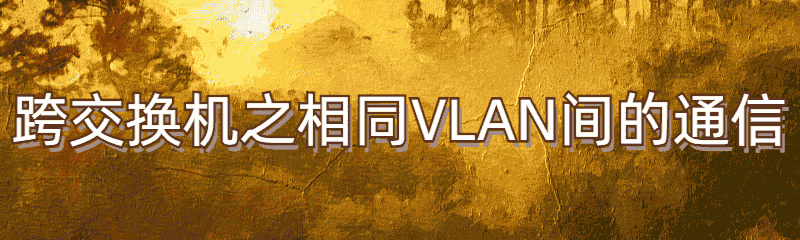 跨交换机之相同vlan间的通信 Albreskys Blog